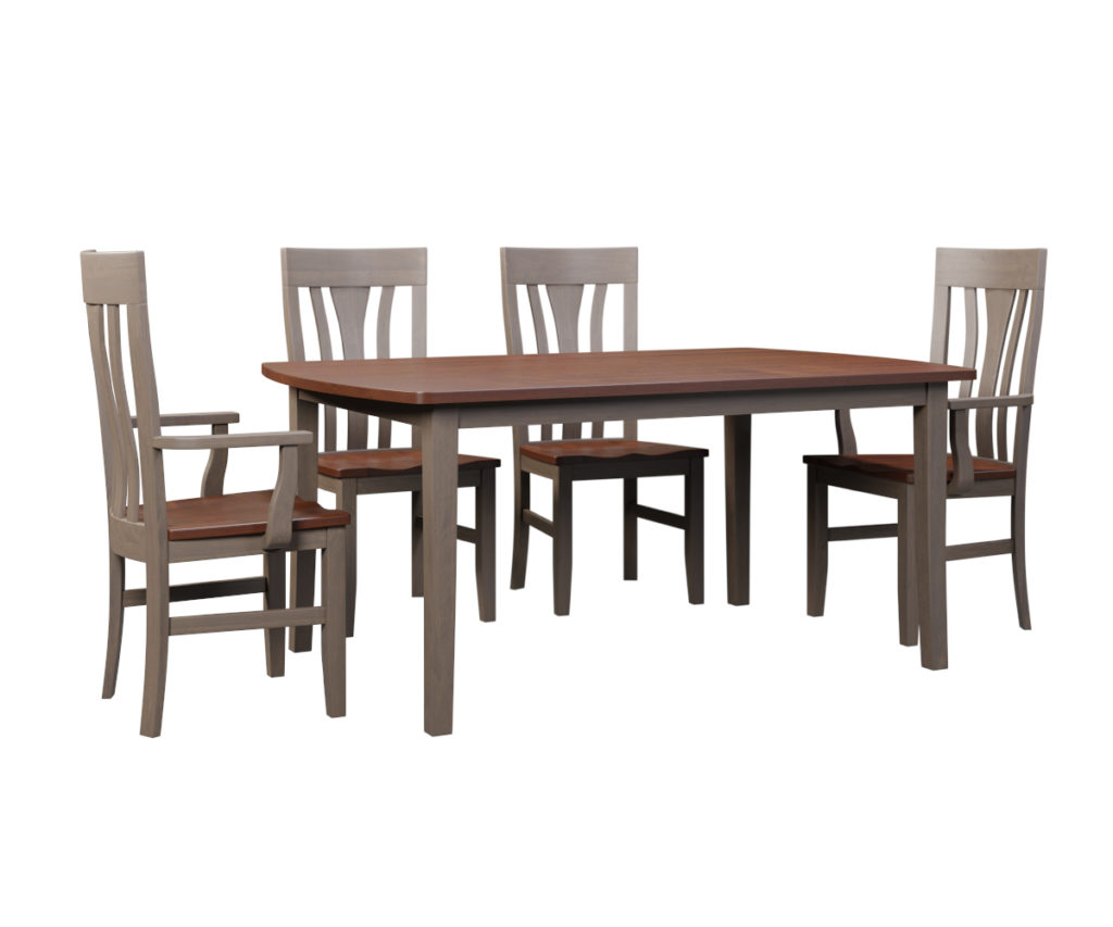 Curved Shaker Leg Table - Amish Crafted Furniture