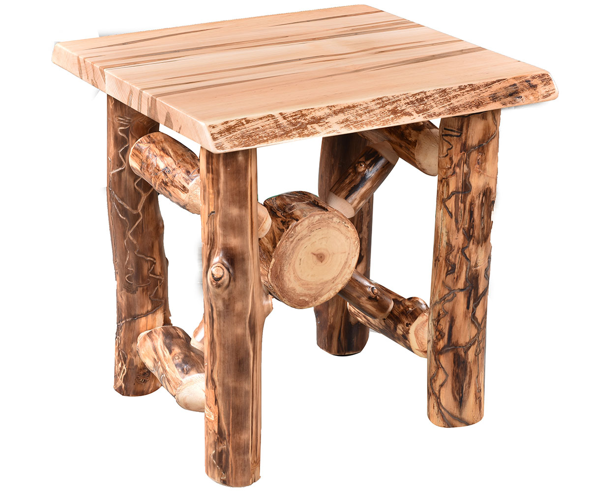 Rustic X End Table - Amish Crafted Furniture