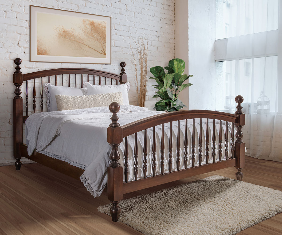 Bow Spindle Bed Collection - Amish Crafted Furniture