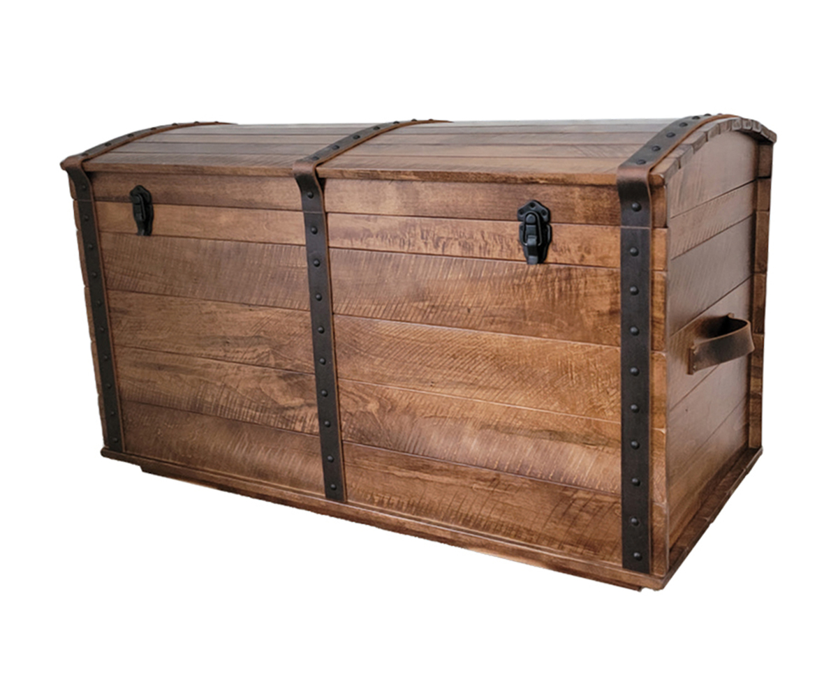 Round Top Trunk - Large - Amish Crafted Furniture