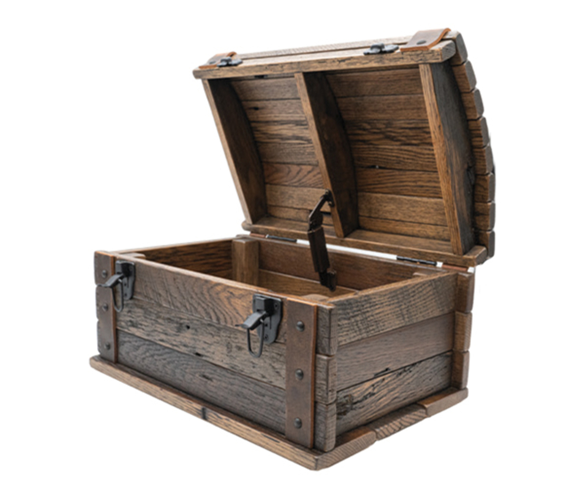 Round Top Trunk - Small - Amish Crafted Furniture
