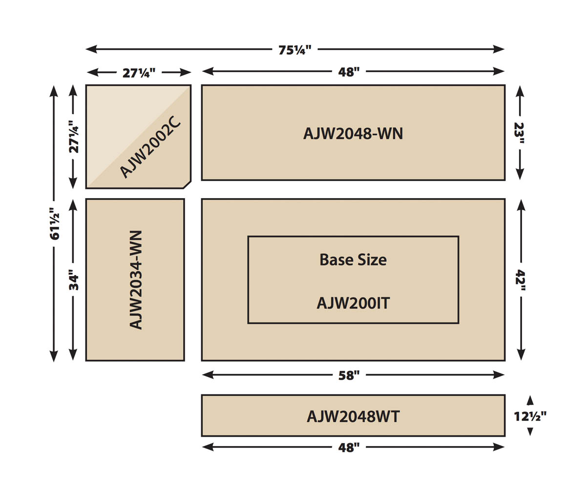 Woodside Nook Set - Amish Crafted Furniture