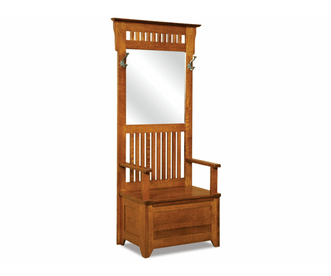 Classic Mission Hall Seat - Amish Crafted Furniture