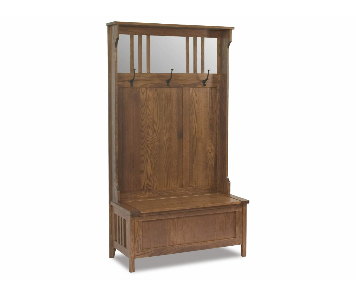Rustic Hall Bench - Amish Crafted Furniture