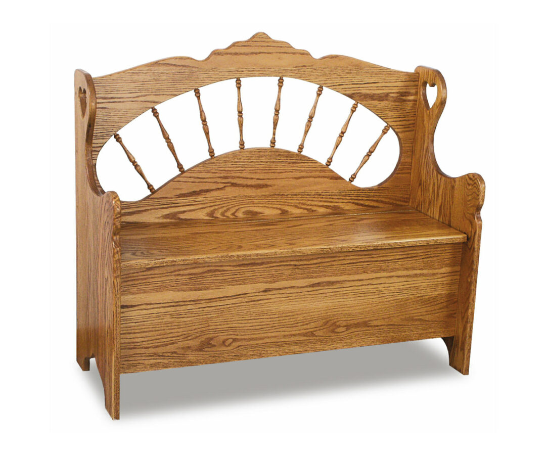 Sunrise Spindle Bench - Amish Crafted Furniture