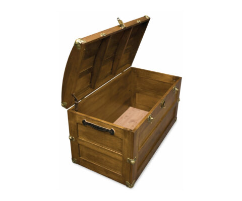 Trunk With Rounded Lid - Amish Crafted Furniture