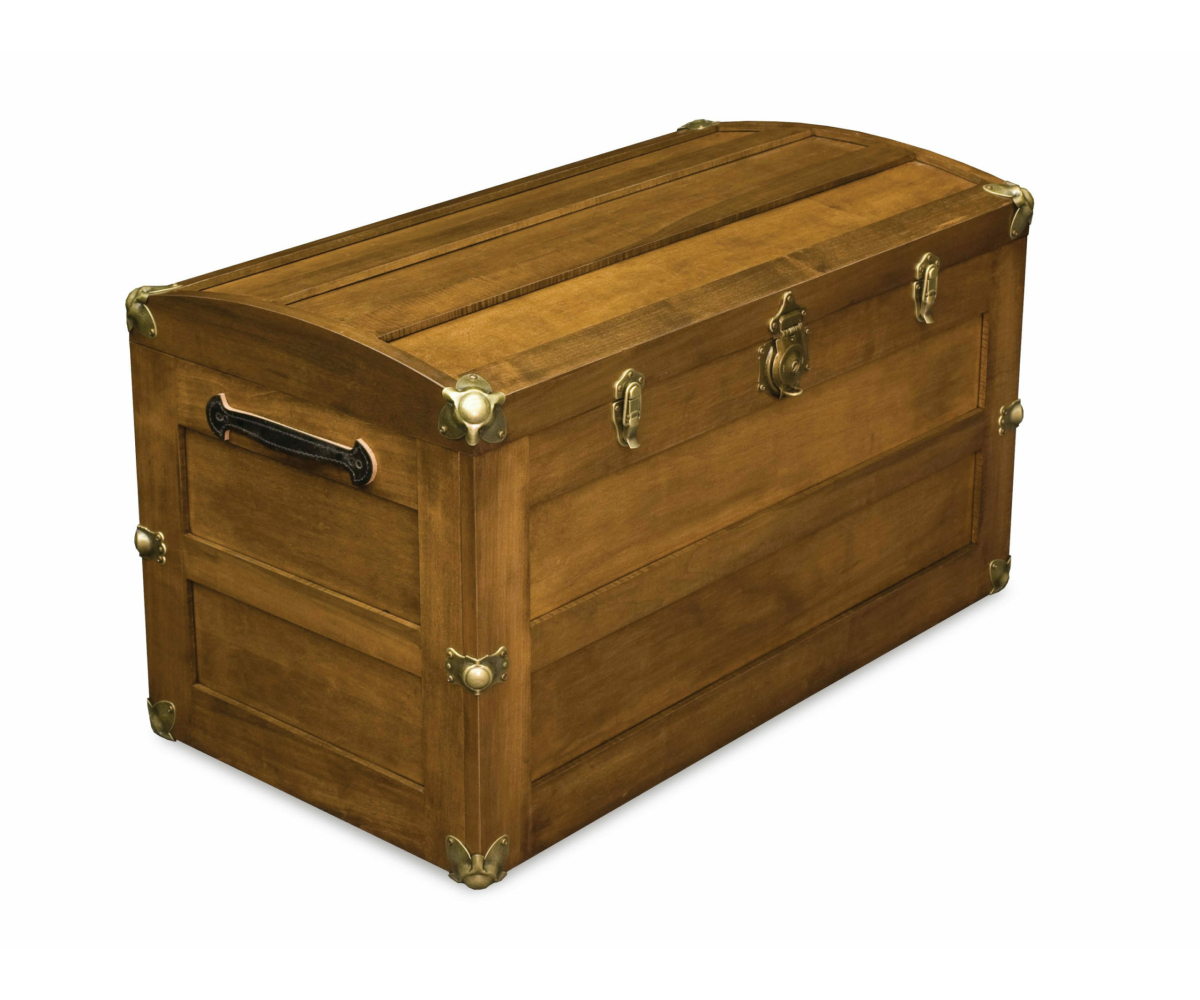 Trunk With Rounded Lid - Amish Crafted Furniture